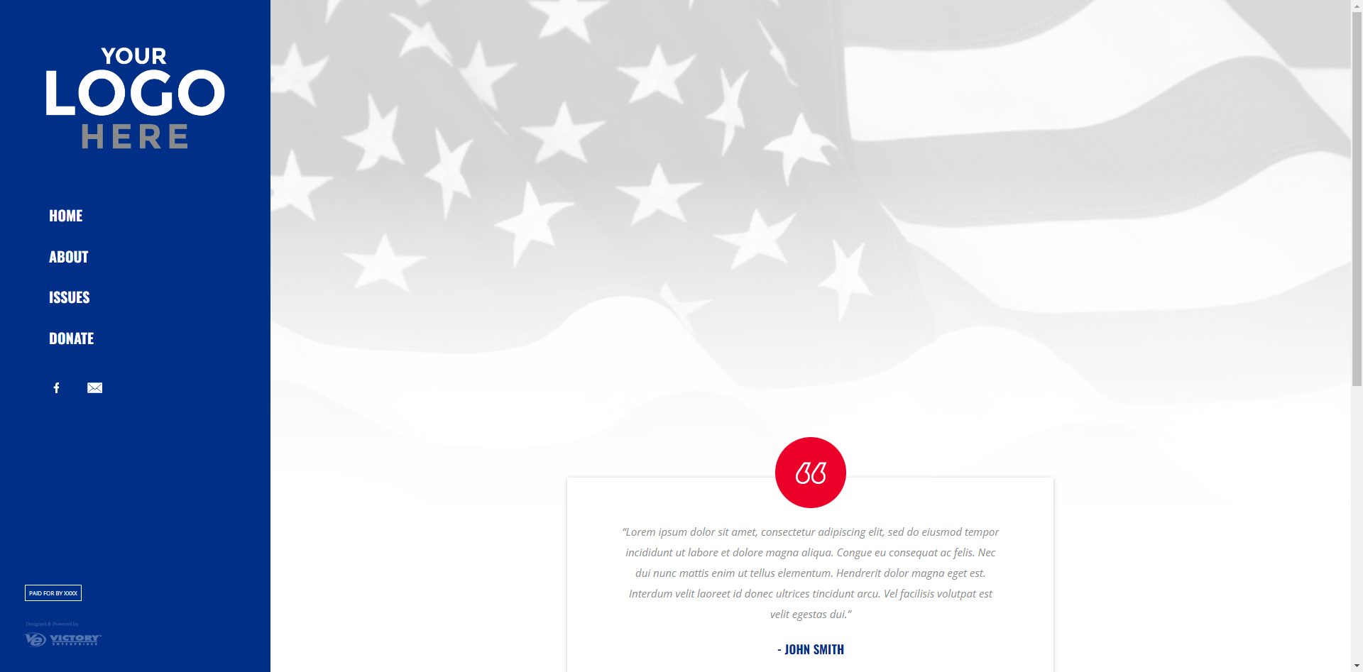 VE Template Options - Victory Enterprises